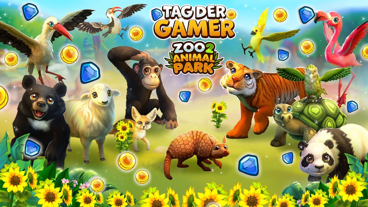 BrowserGames.de | Zoo 2 – Animal Park feiert den "Tag der Gamer"