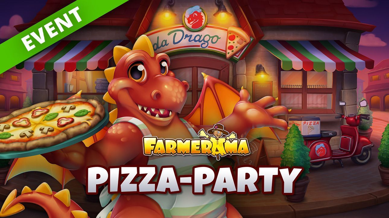 BrowserGames.de | Farmerama: Die Pizza-Party geht in die dritte Runde